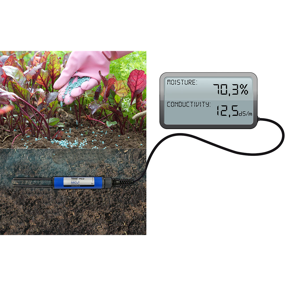 Sensor de humedad de volumen amplio para suelos | TRIME PICO 64 | IMKO ...