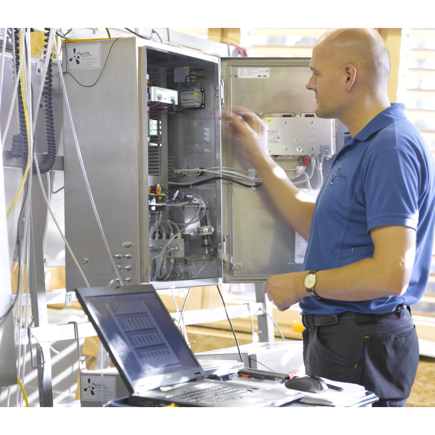 Analizador en línea de la composición de biogás | AwiFLEX COOL | Awite ...