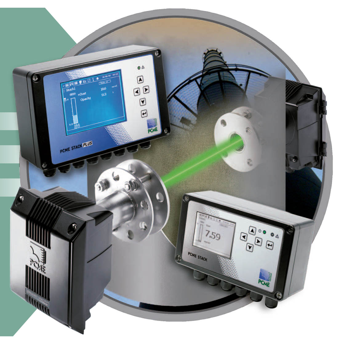 Opacímetro dinámico de empalme cruzado | PCME STACK 602 | Envea PCME ...